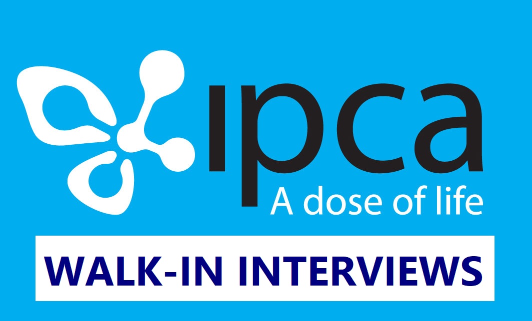 Ipca Laboratories - Walk-In Interview for Production / QC / Engineering on 31st May' 2025 ...